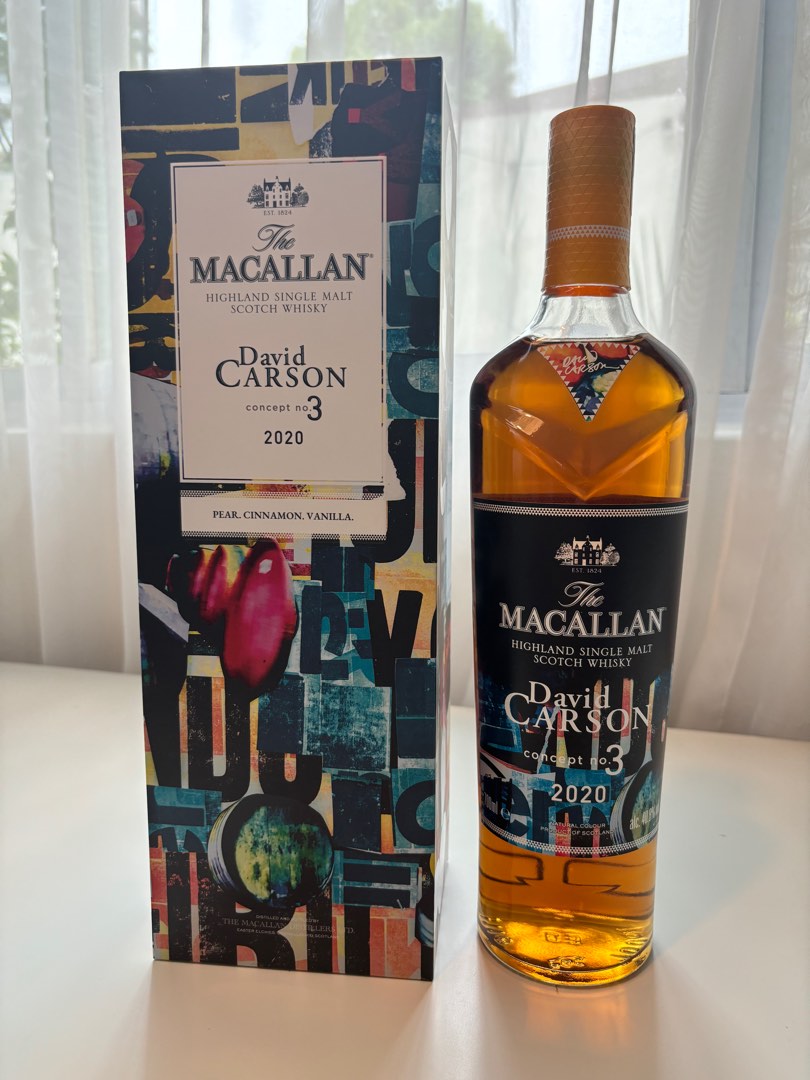 Macallan Concept 3 David Carson, Food & Drinks, Beverages on Carousell
