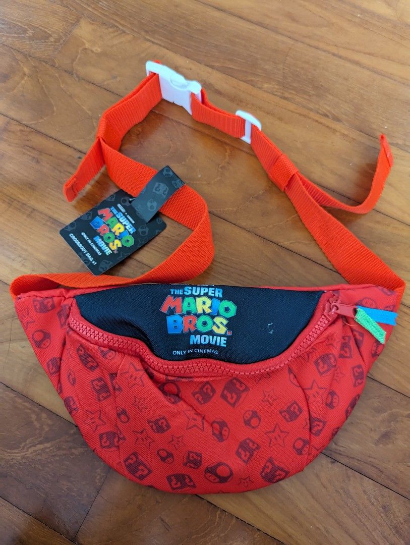 Mario Bros Movie fanny pack, Babies & Kids, Babies & Kids Fashion on ...