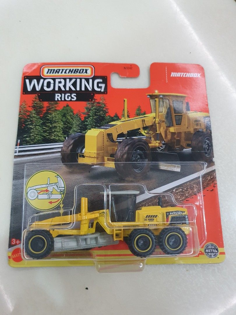 Matchbox Working Rigs MBX Road Grader, Hobbies & Toys, Toys & Games on ...