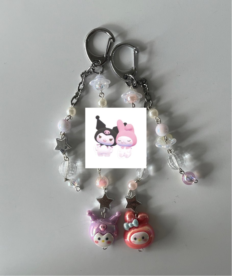 matching sanrio keychains, Hobbies & Toys, Stationery & Craft, Handmade ...