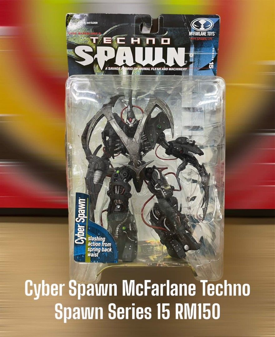 McFarlane Techno Spawn Series 15, Hobbies & Toys, Toys & Games on Carousell