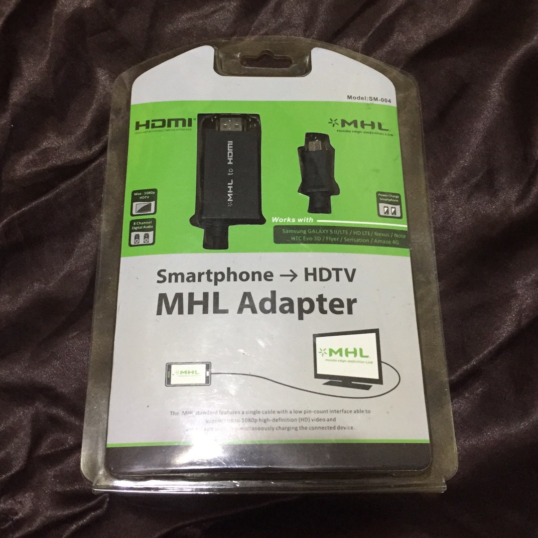 Android To HDMI Adapter Screen Mirror MHL HDTV, Mobile Phones & Gadgets ...