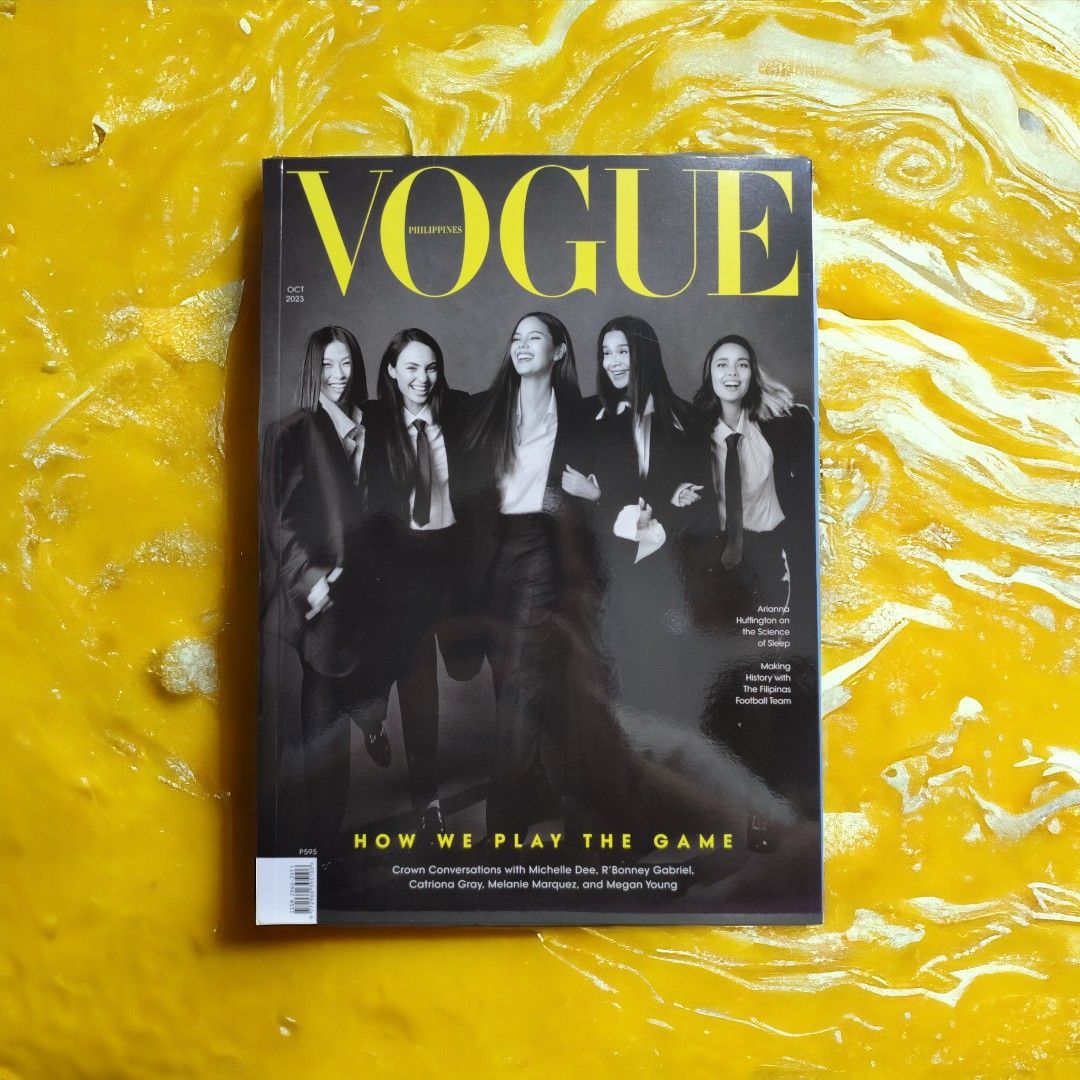 Michelle Dee, Catriona Gray, Rbonney Gabriel Vogue Magazine collection ...