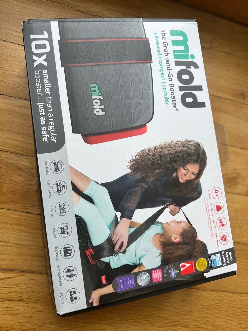 Mifold portable Baby kids car seat, Babies & Kids, Going Out, Car Seats ...