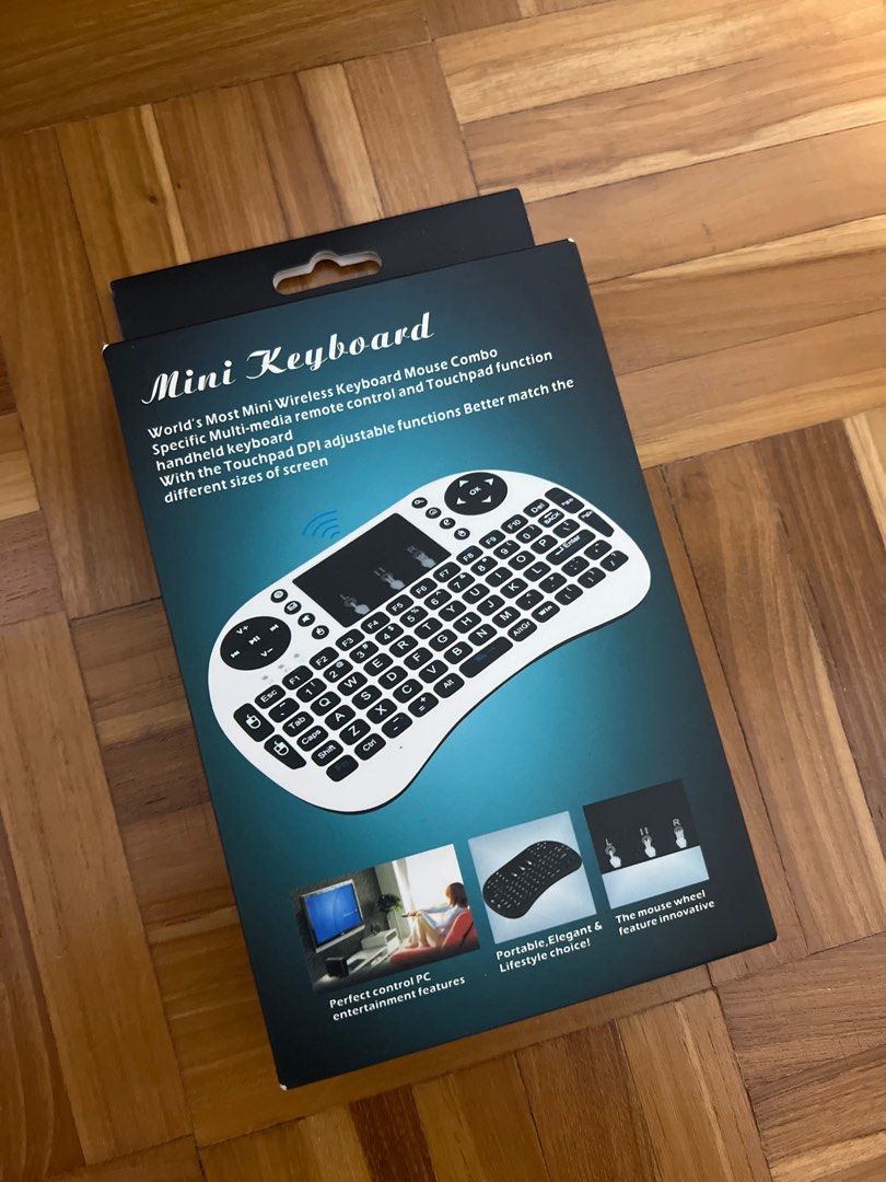 Mini Keyboard (specific multimedia remote control and touchpad function handheld keyboard ...