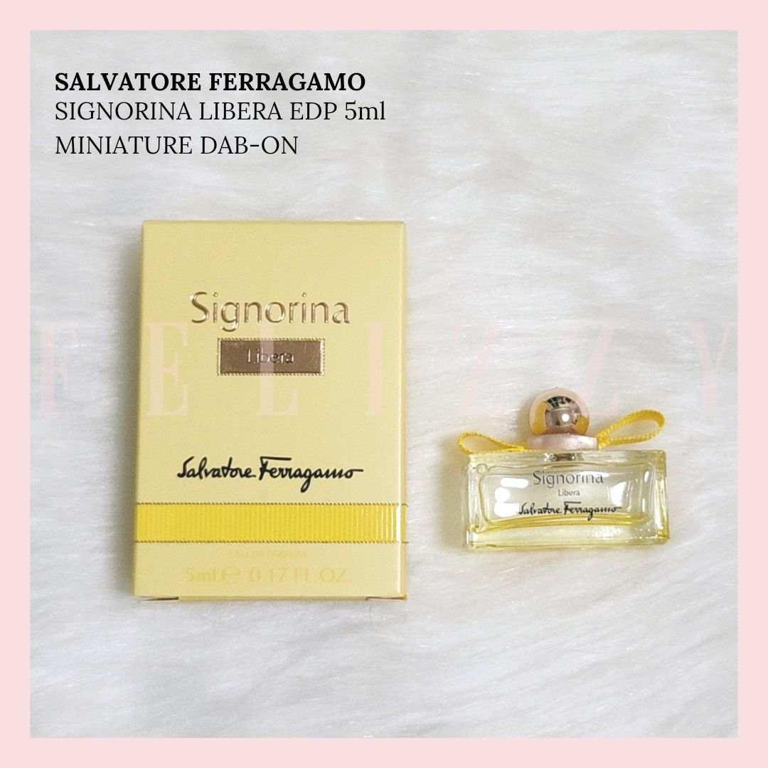 MINIATURE PERFUME - SF Signorina Libera EDP 5ml, Beauty & Personal Care ...