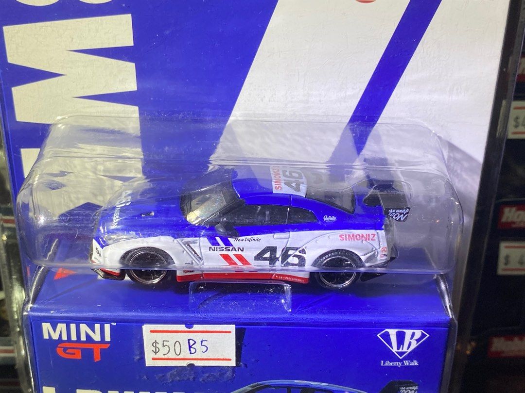 MiniGT 1/64 #132 Nissan GTR R35 Liberty Walk BRE livery, Hobbies & Toys, Toys & Games on Carousell
