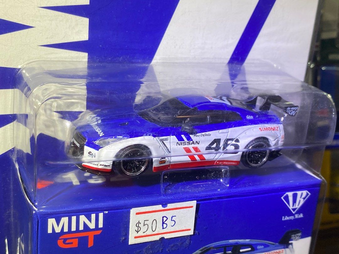 MiniGT 1/64 #132 Nissan GTR R35 Liberty Walk BRE livery, Hobbies & Toys, Toys & Games on Carousell