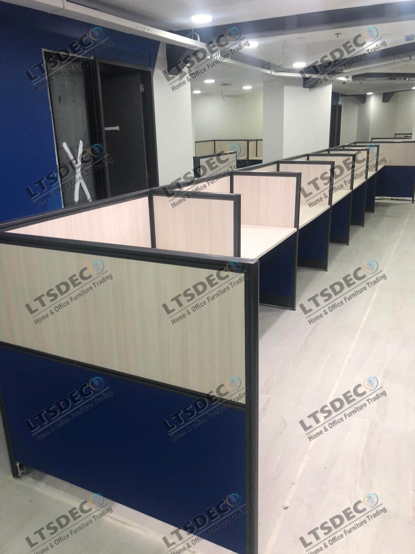 MODULAR OFFICE PARTITION WORKSTATION l OFFICE PARTITION, Furniture ...