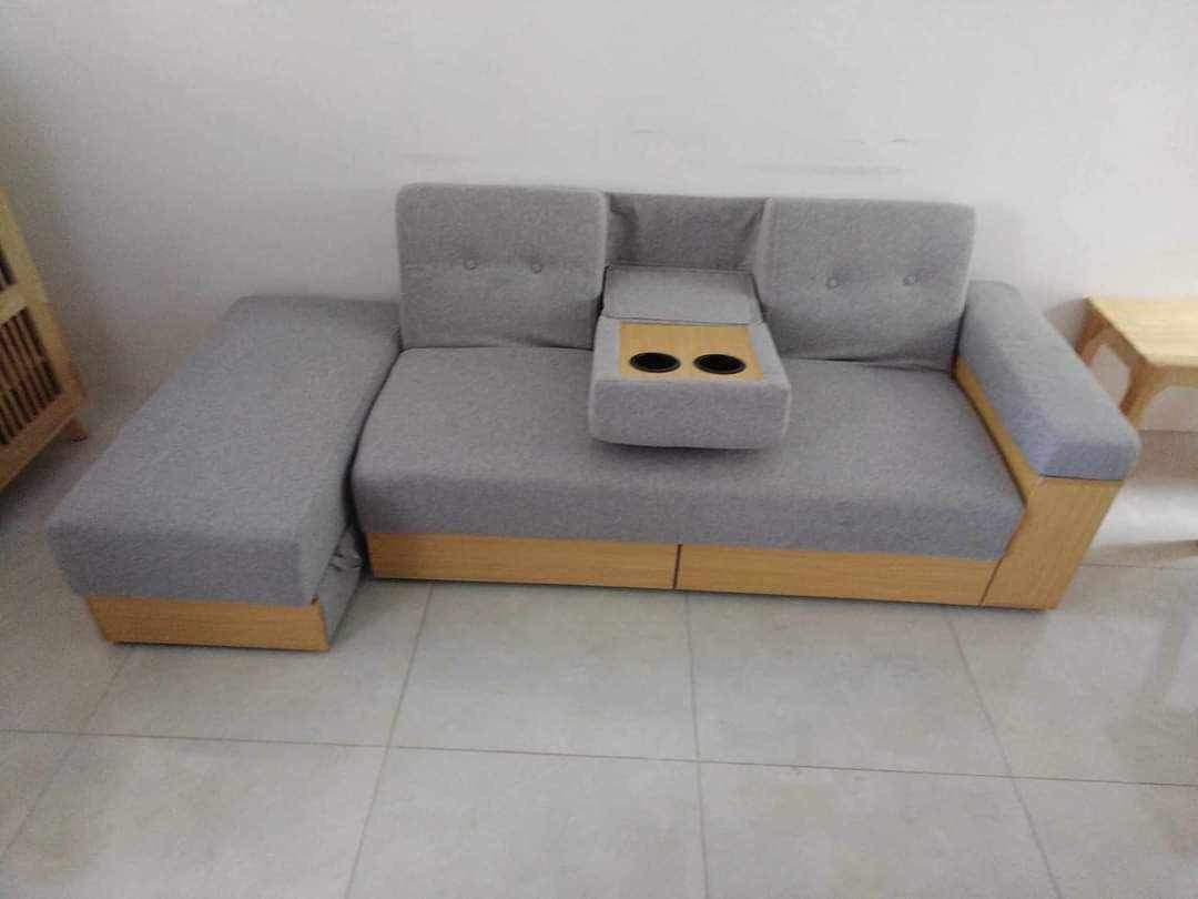 Molly Modular Sofa - Light Gray, Furniture & Home Living, Furniture, Sofas on Carousell