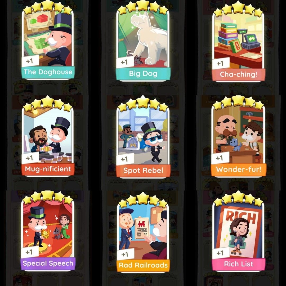 Monopoly GO! 5 Star Sticker, Video Gaming, Video Games, Others on Carousell