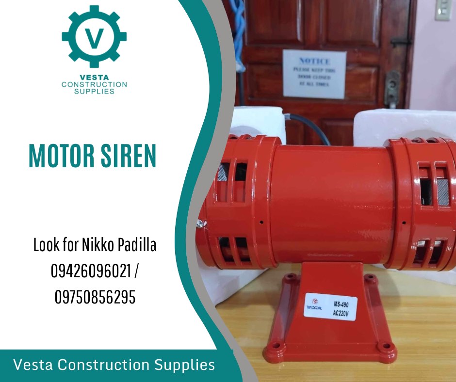 Motor Siren, Commercial & Industrial, Construction & Building Materials ...