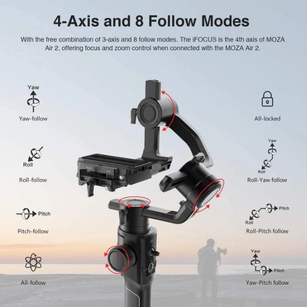 Moza Air 2 3-Axis Handheld Gimbal Stabilizer - 6 Months Warranty ...
