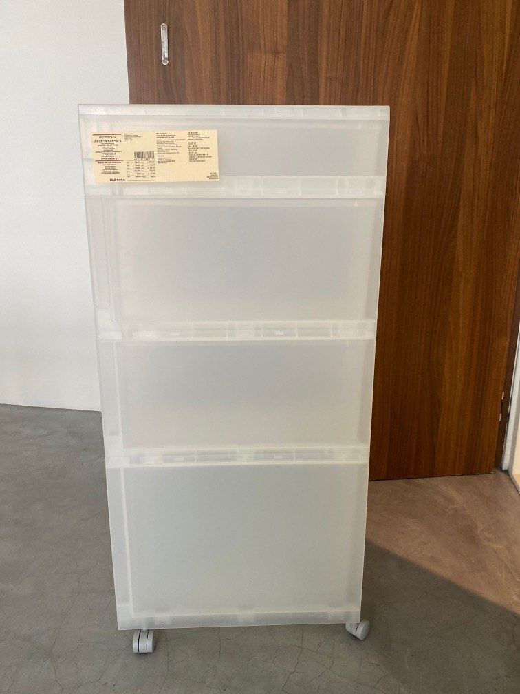 Muji Storage Trolley, Furniture & Home Living, Home Improvement ...