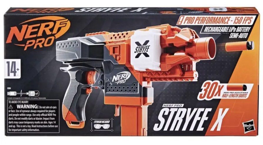 Nerf Pro Stryfe X, Hobbies & Toys, Toys & Games on Carousell