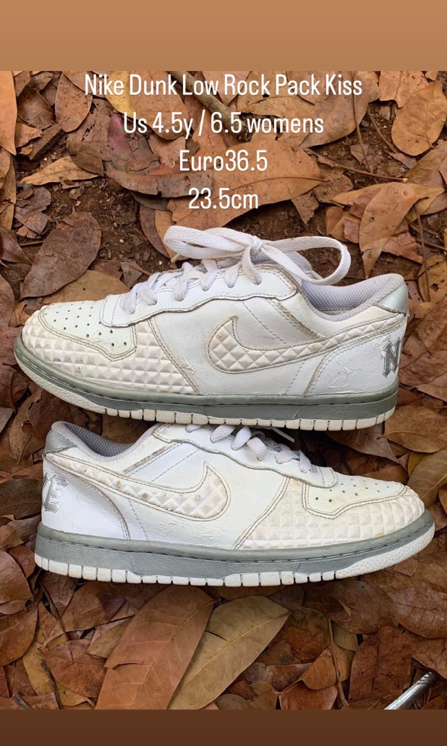 Nike Dunk Low Rock Pack Kiss, Women's Fashion, Footwear, Sneakers on ...