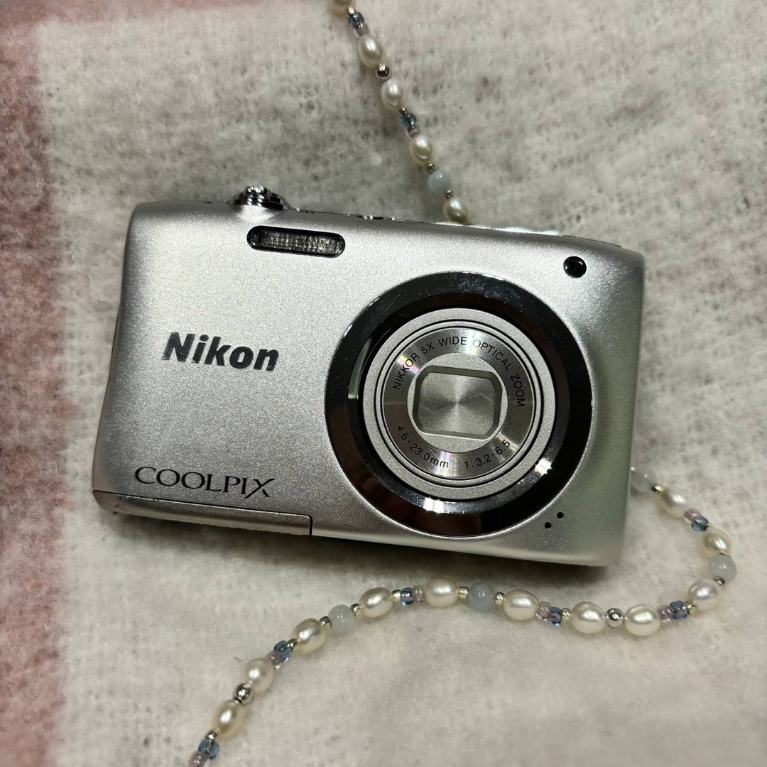 NIKON COOLPIX A100 in SILVER [INSTOCK], Photography, Cameras on Carousell