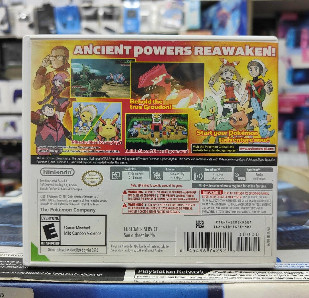 Nintendo 3DS Pokemon Omega Ruby, Video Gaming, Video Games, Nintendo on ...