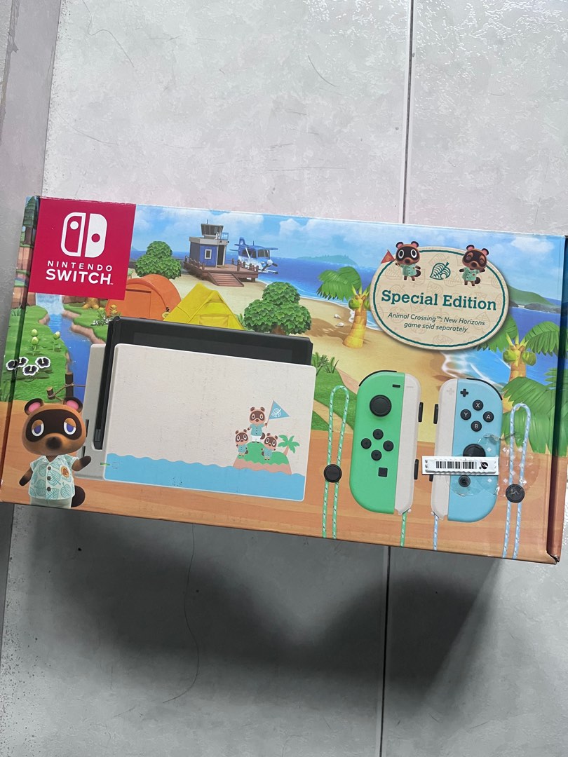 Nintendo switch animal crossing edition, Video Gaming, Video Game ...