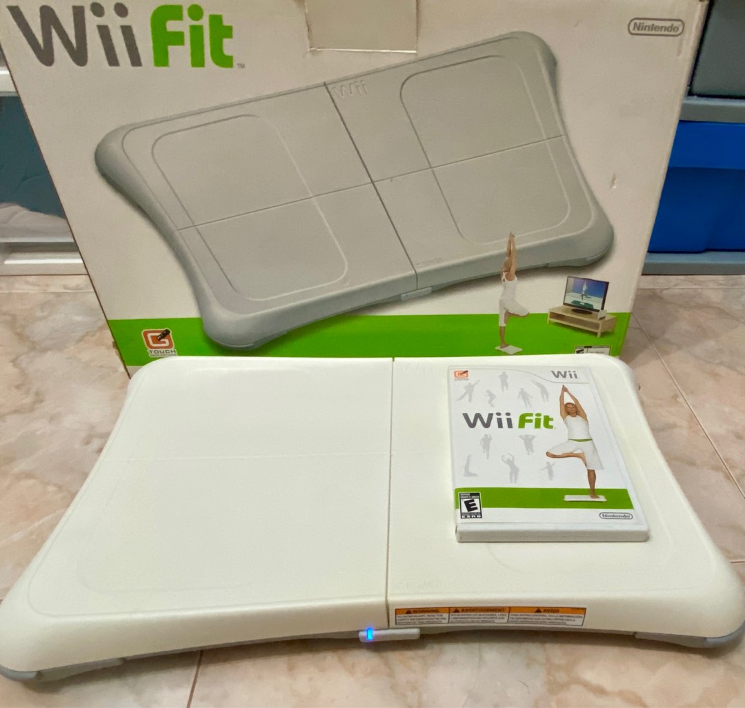 Nintendo wii console wii fit board, Video Gaming, Video Game Consoles ...