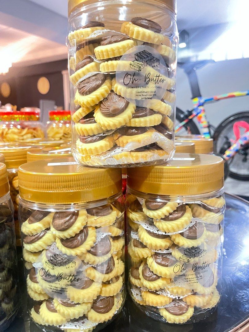 Nutella / Speculoos Tarts & Cookies (Chinese New Year), Food & Drinks ...