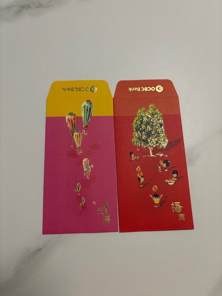 OCBC red packet, Hobbies & Toys, Stationery & Craft, Art & Prints on ...
