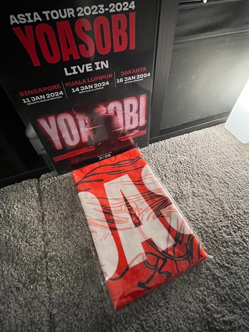 Official YOASOBI Asia Tour 2023-2024 Merchandise - Hoodies and Towels ...