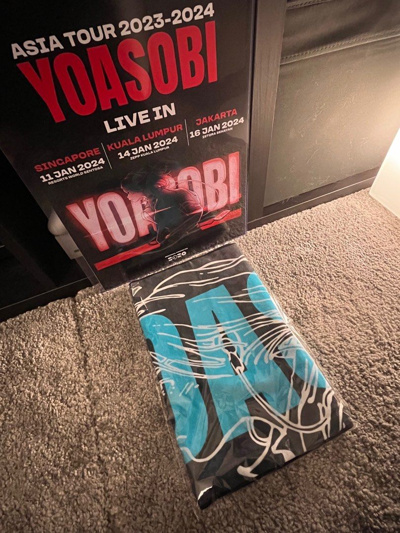 Official YOASOBI Asia Tour 2023-2024 Merchandise - Hoodies and Towels ...