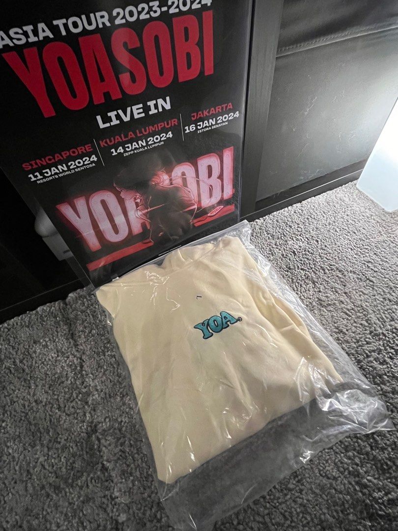 Official YOASOBI Asia Tour 2023-2024 Merchandise - Hoodies and Towels ...