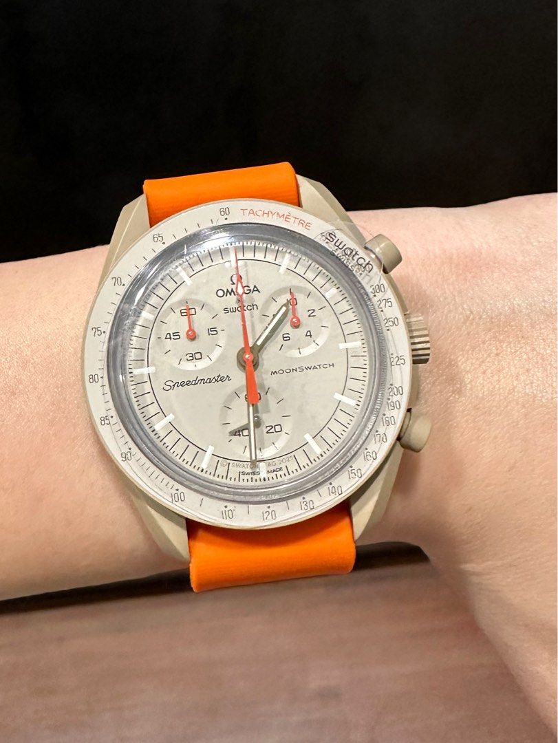 Omega x Swatch Jupiter, Men's Fashion, Watches & Accessories, Watches ...
