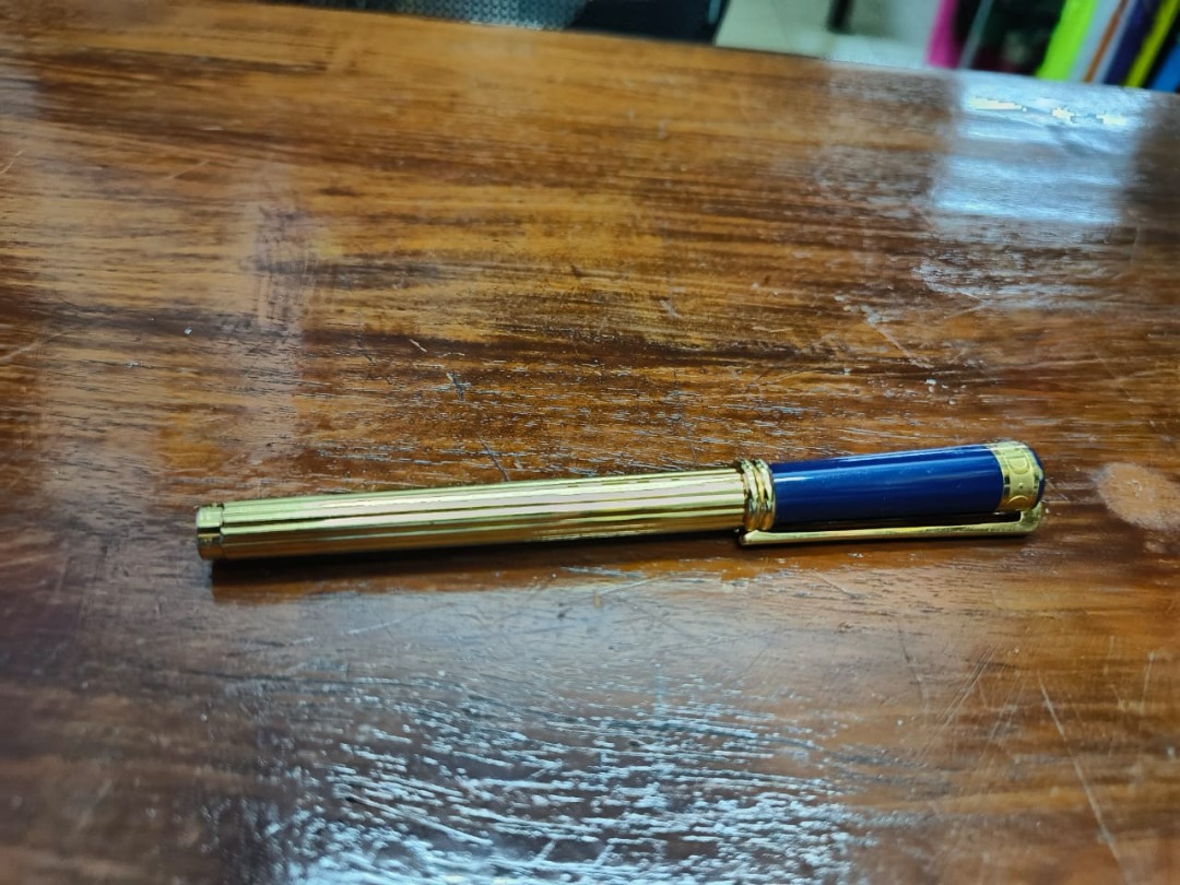 Original Christian Dior Vintage Gold Tone Ballpoint Pen, Hobbies & Toys ...