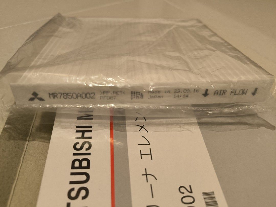 Original Mitsubishi Aircon Air Filter Air Cleaner Element 7850A002, Car ...