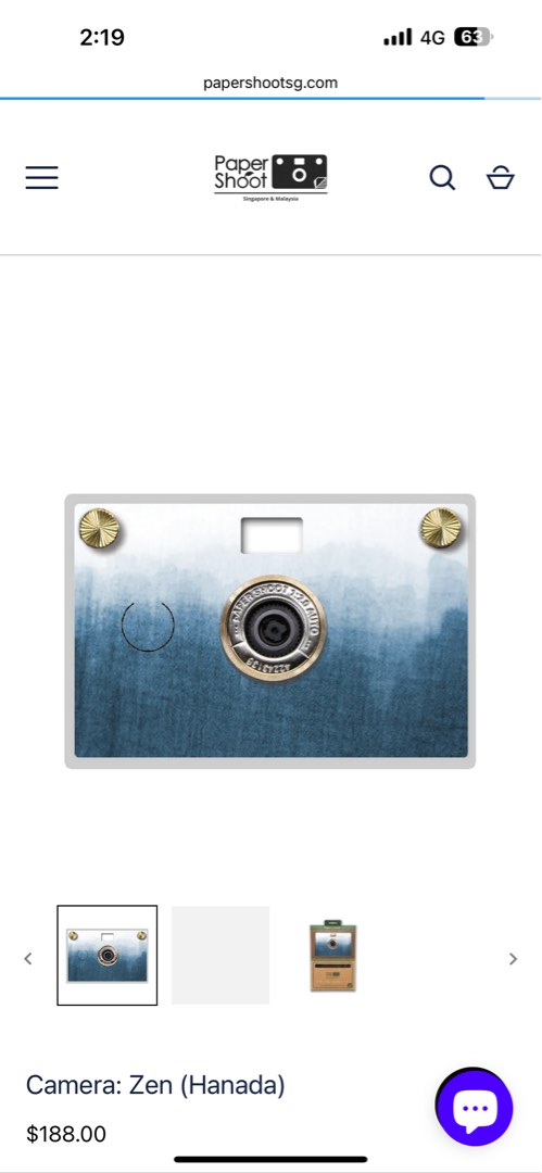 Papershoot Camera: Zen (Hanada), Photography, Cameras on Carousell