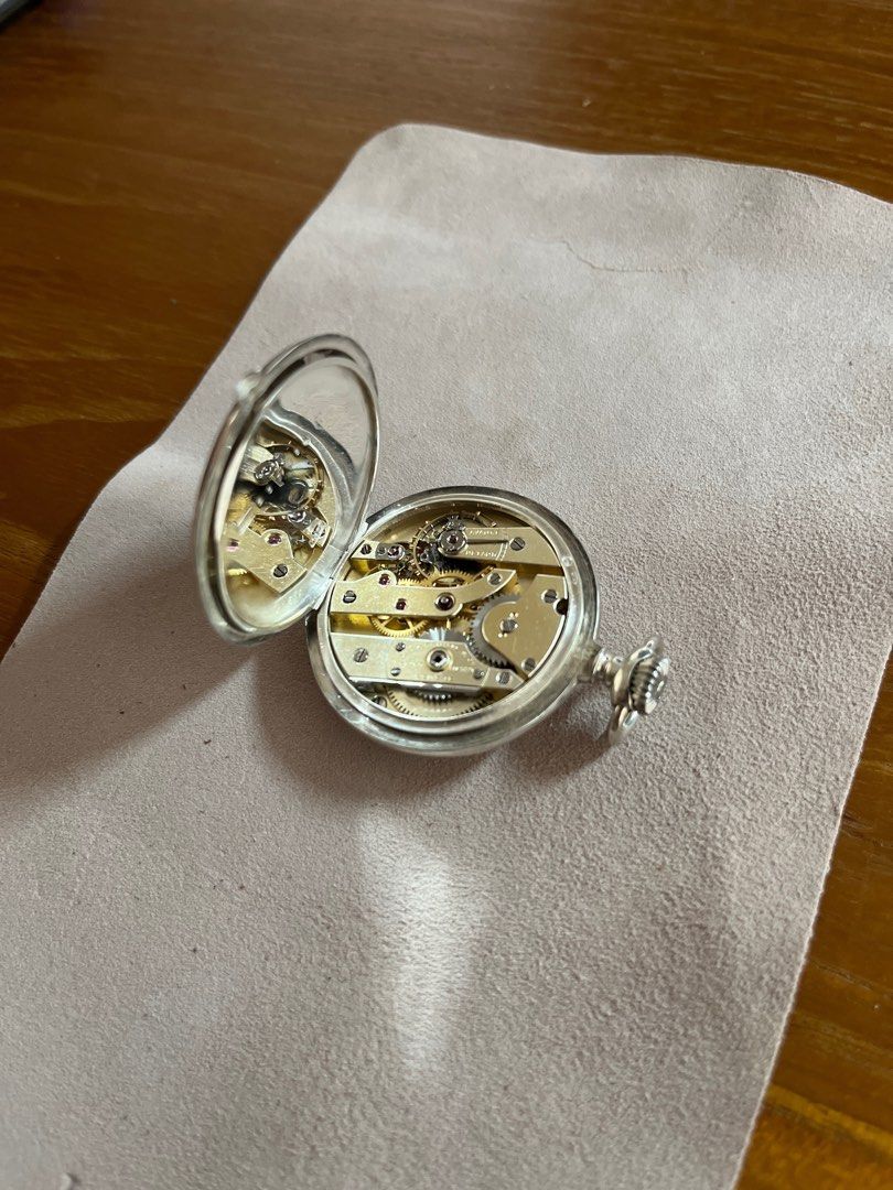 Patek Philippe Silver Pocket Watch Circa 1902, Luxury, Watches on Carousell