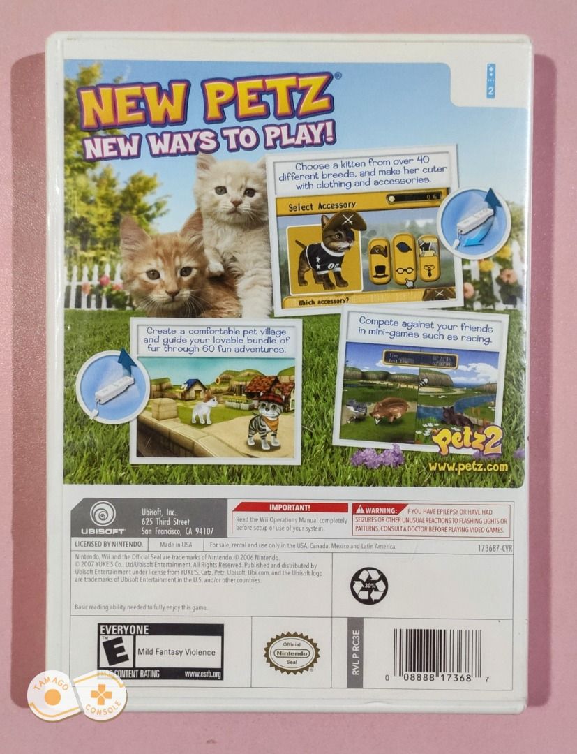 Petz Catz 2 - [Wii Game] [NTSC / ENGLISH Language] [CIB / Complete in ...