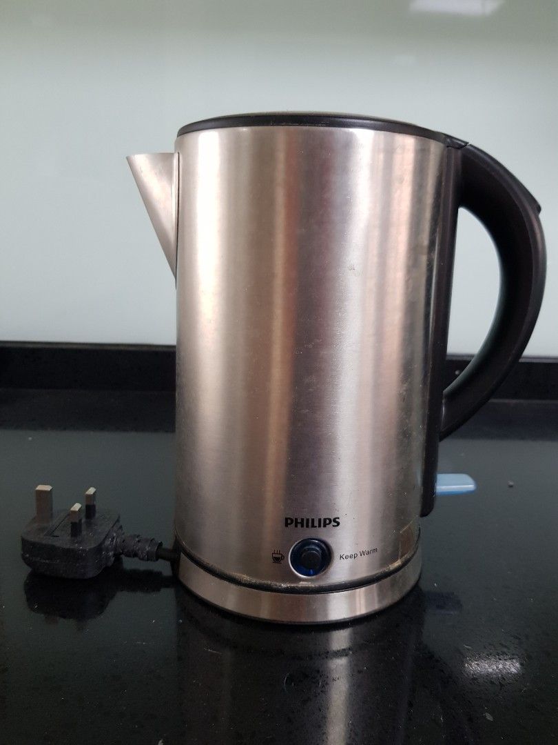Philips Electric Kettle (1.7L), Zebra Stainless Steel Stove Kettle (5L ...