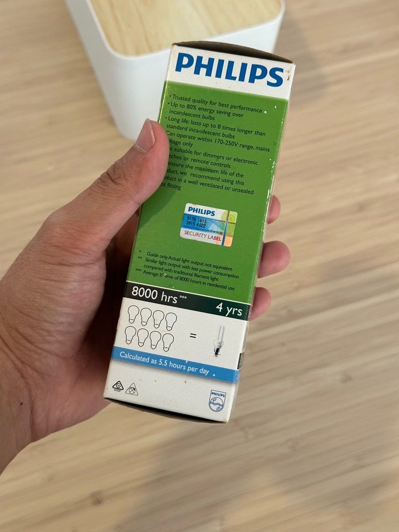 Philips Essential 18W E27 Led Light, Furniture & Home Living, Lighting ...