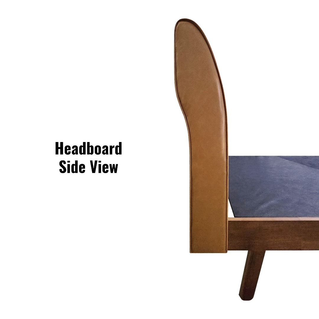 Pine Knight PU PVC Queen Size Wooden Bedframe, Furniture & Home Living ...