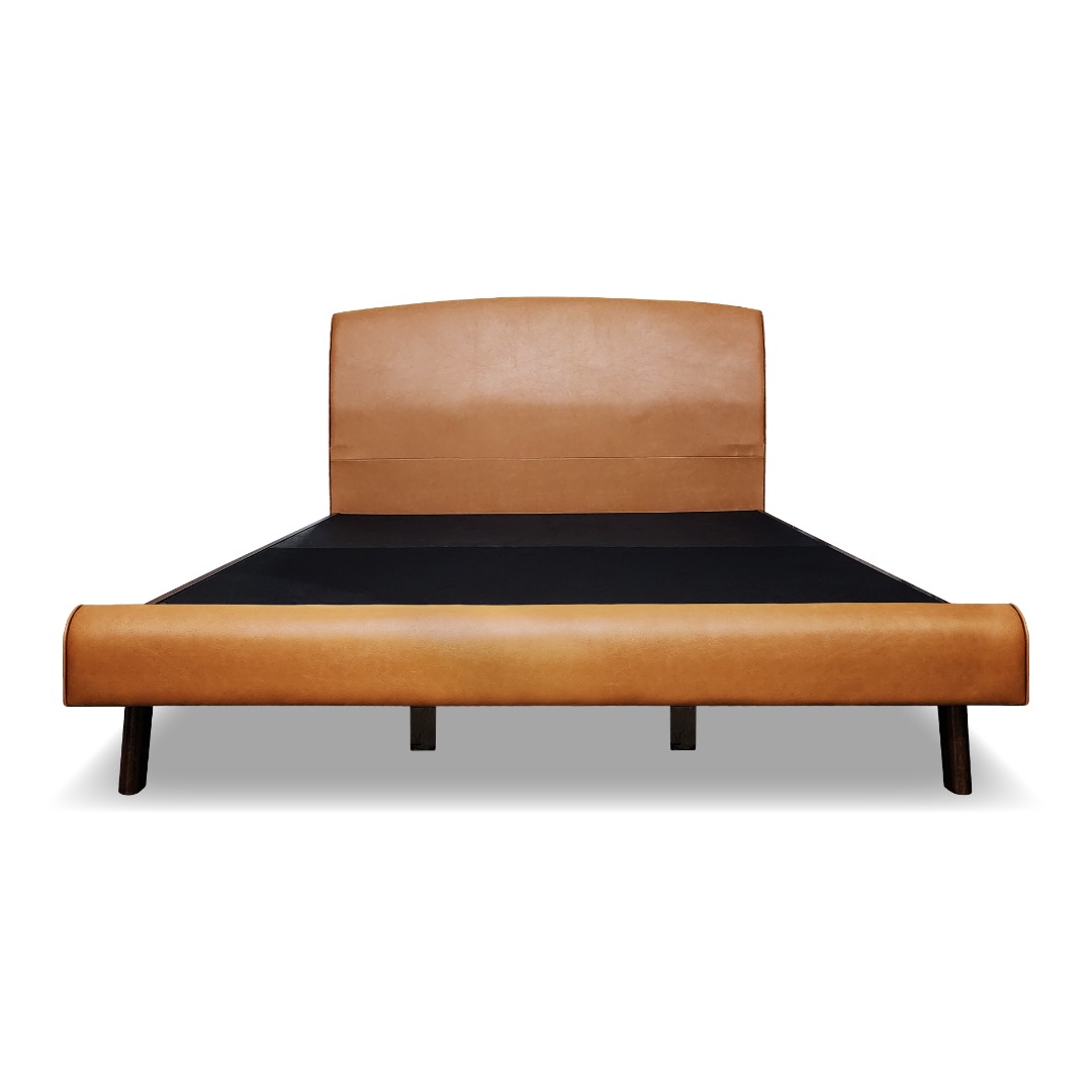 Pine Knight PU PVC Queen Size Wooden Bedframe, Furniture & Home Living ...