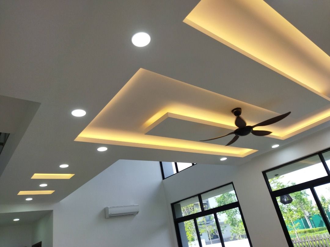 PLASTER CEILING MURAH DAN CANTIK, Furniture & Home Living, Lighting ...