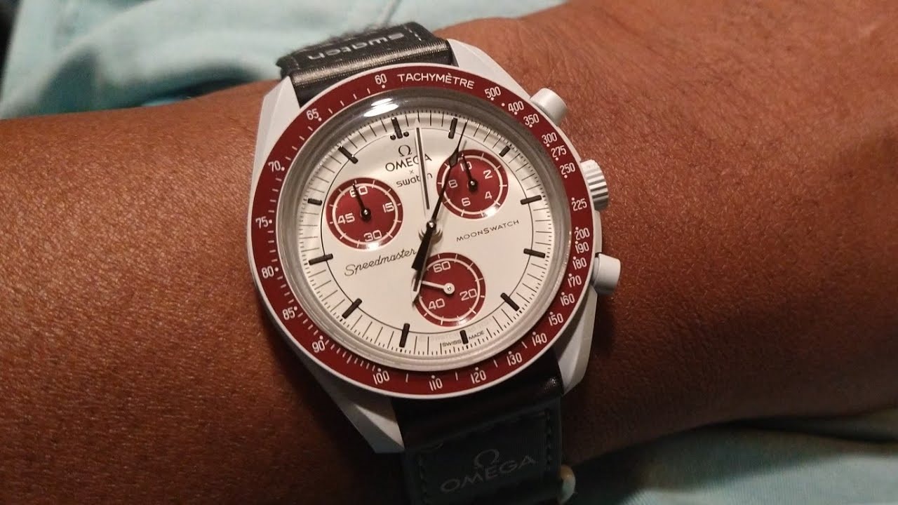 Pluto watch omega x swatch, Luxury, Watches on Carousell