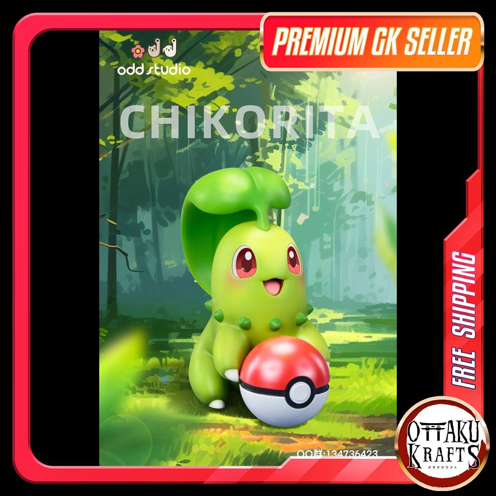 Pokemon | Chikorita | ODD Studio | 【FREE Shipping - PO】GK Figurine | GK ...