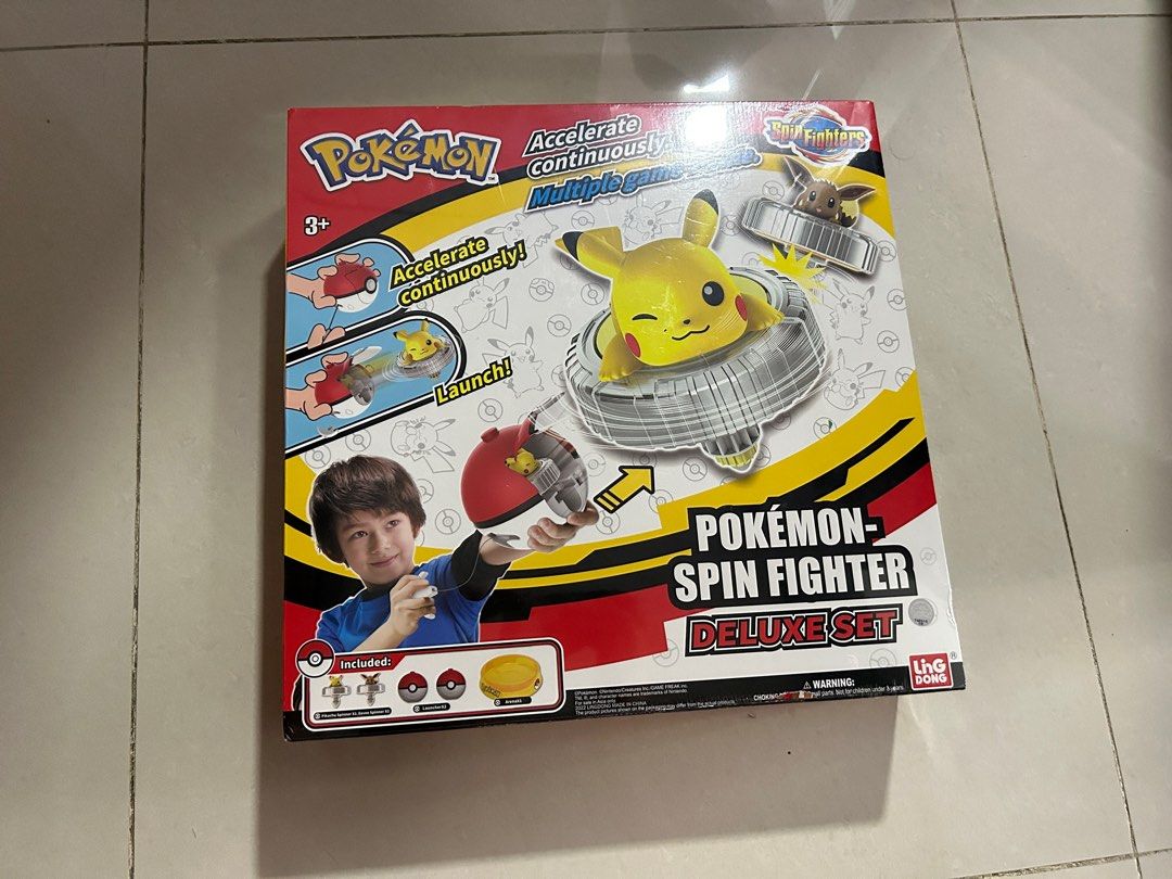 Pokemon spin fighter deluxe set, Hobbies & Toys, Toys & Games on Carousell