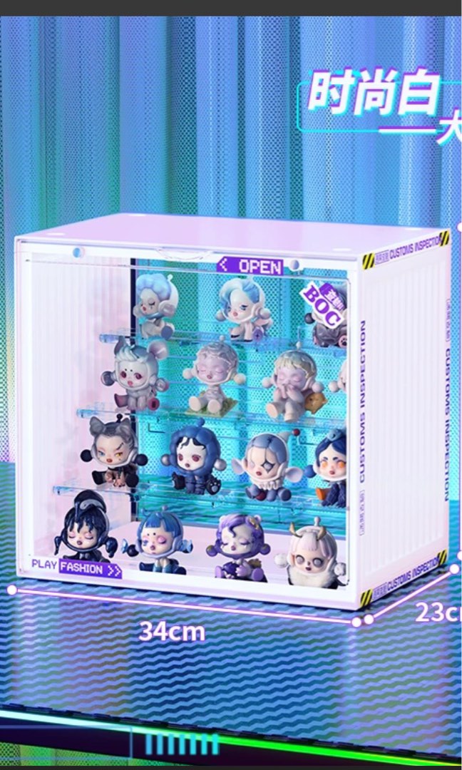 Popmart Figurine 4 storey storage box organizer Extra Large, Furniture ...