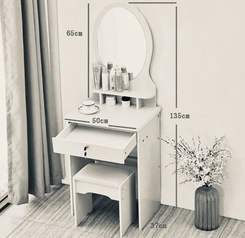 PRELOVED VANITY TABLE, Furniture & Home Living, Furniture, Tables ...