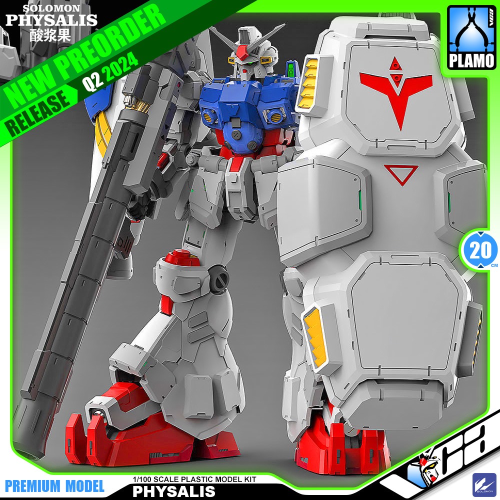 PREORDER Q1-2024 🟢 SOLOMON 所罗门模玩 1/100 RX-78GP02A PHYSALIS 酸浆果 PLASTIC MODEL ACTION FIGURE TOY ...