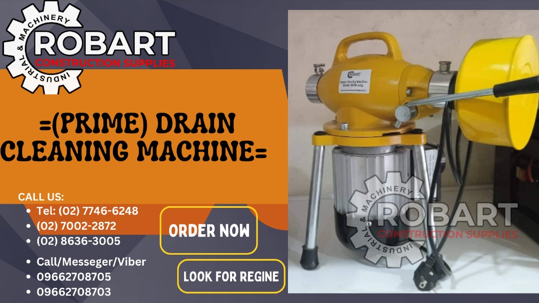 =(PRIME) DRAIN CLEANING MACHINE=, Commercial & Industrial, Construction ...