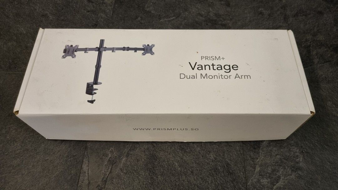 Prism+ Vantage Dual Monitor Arm 8kg Black, Computers & Tech, Parts ...