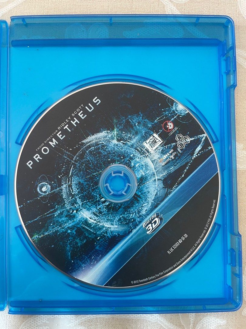 Prometheus Blu-Ray Disc, Hobbies & Toys, Music & Media, CDs & DVDs on ...