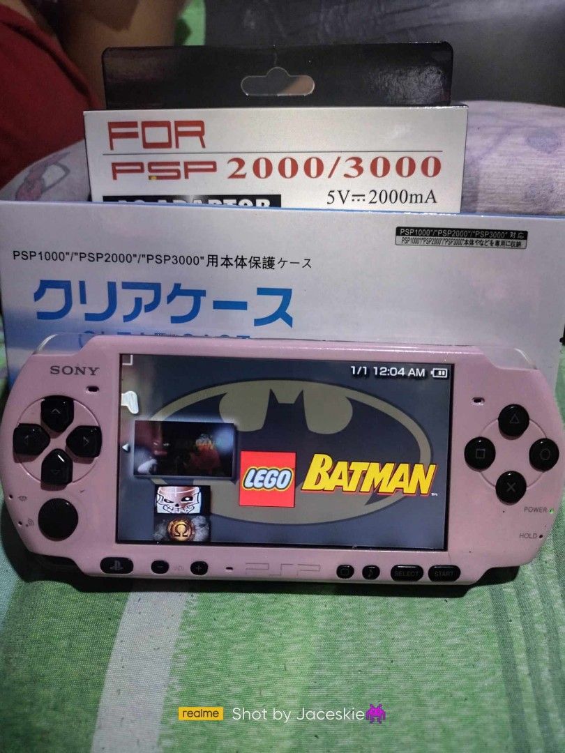 Psp 3000 slim sakura pink, Video Gaming, Video Game Consoles, Others on ...